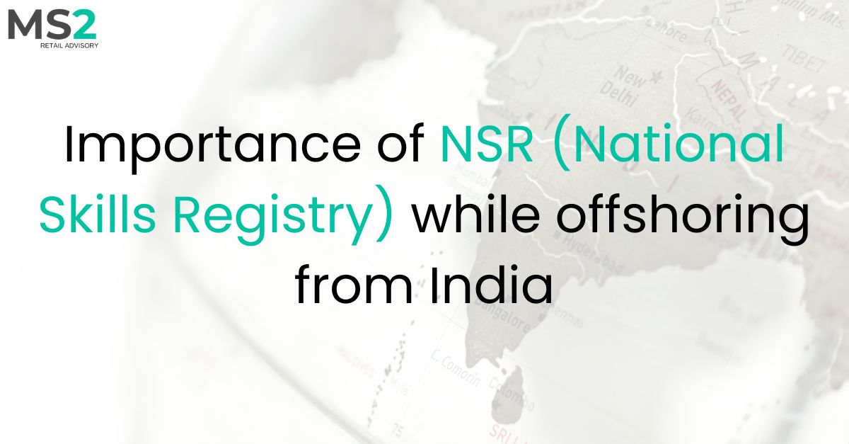 Importance of NSR (National Skills Registry) while offshoring from ...